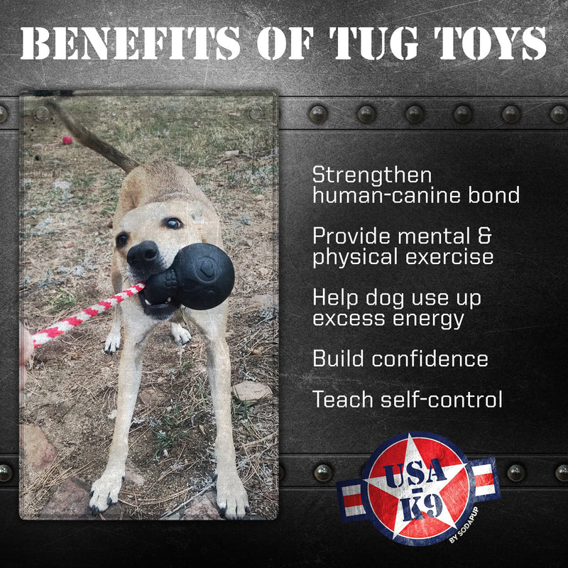 USA-K9 Magnum Skull - Black Magnum Rubber Chew Toy for Extreme Chewers ...