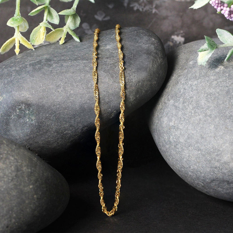 10k Yellow Gold Singapore Chain (1.80 mm) – BIG FRENCHIES