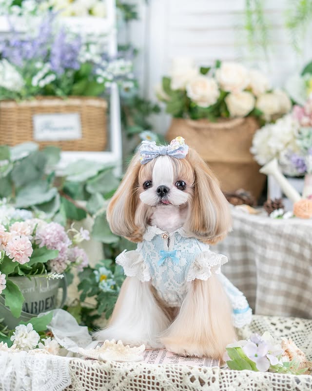Luxury design dog dress vintage lace – BIG FRENCHIES