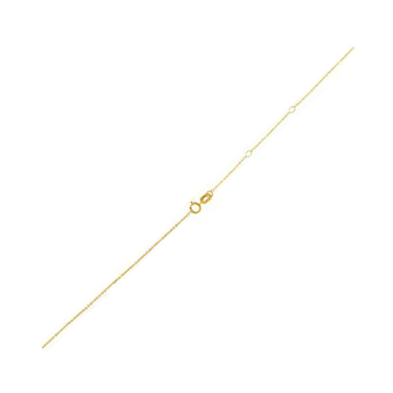 Adjustable Cable Chain in 14k Yellow Gold (0.97 mm) – BIG FRENCHIES