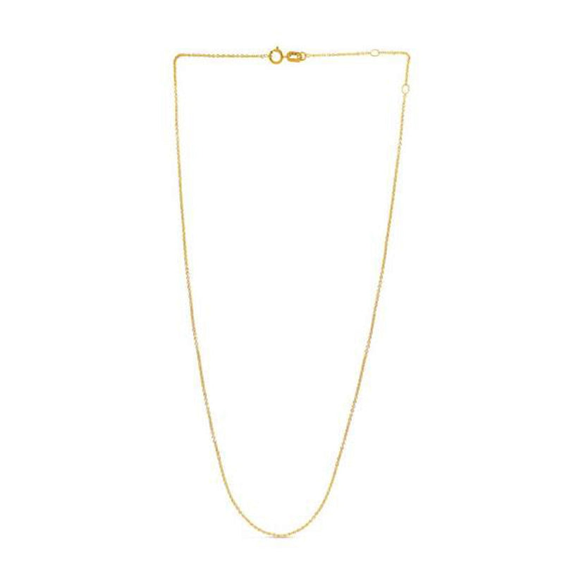 Adjustable Cable Chain in 14k Yellow Gold (0.97 mm) – BIG FRENCHIES