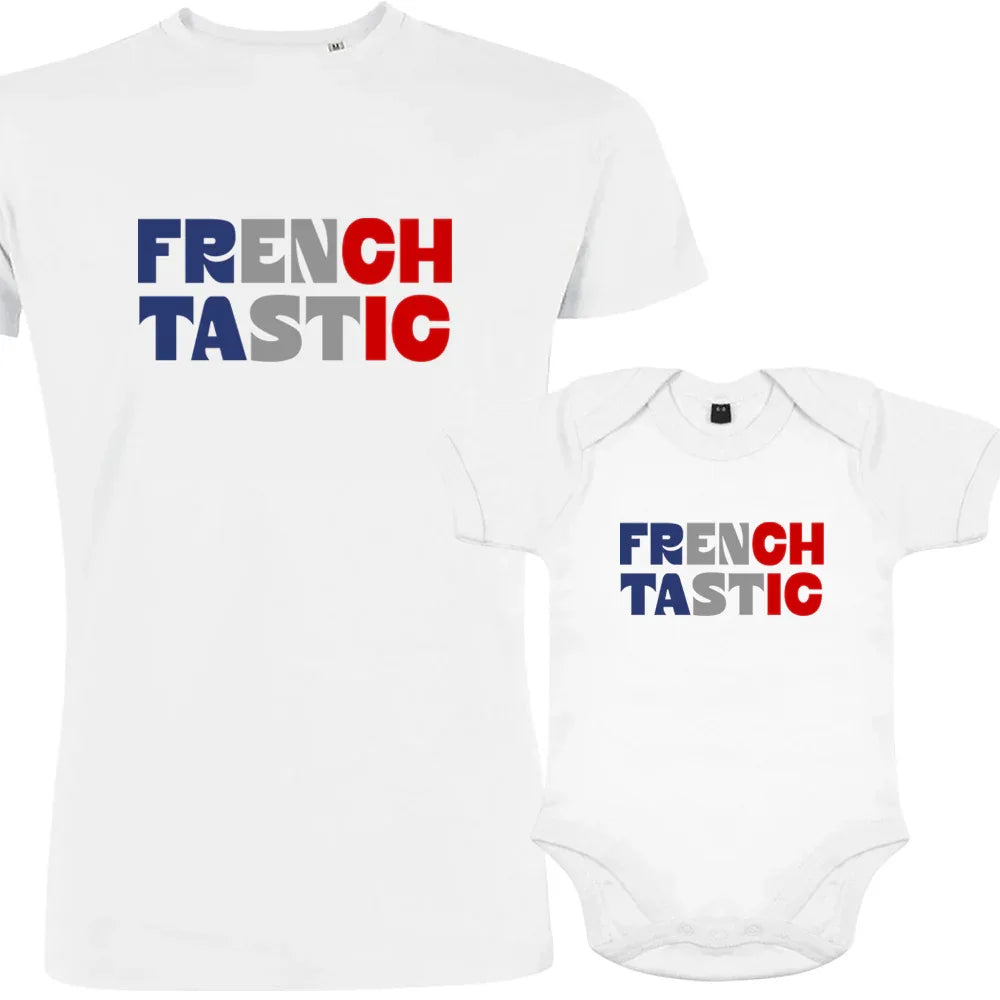 Frenchtastic Dad and Child Organic Cotton family Set (Set of 2) – BIG ...