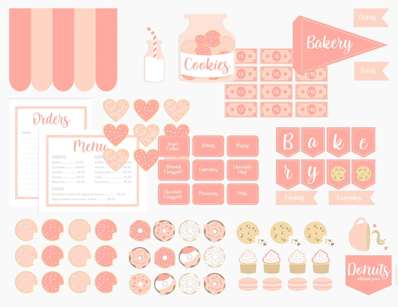 Valentines Bakery Printable Dramatic Play – BIG FRENCHIES