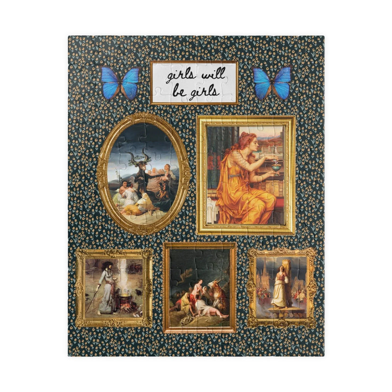 Girls Will Be Girls Famous Paintings of Witches or Witchcraft Puzzle ...